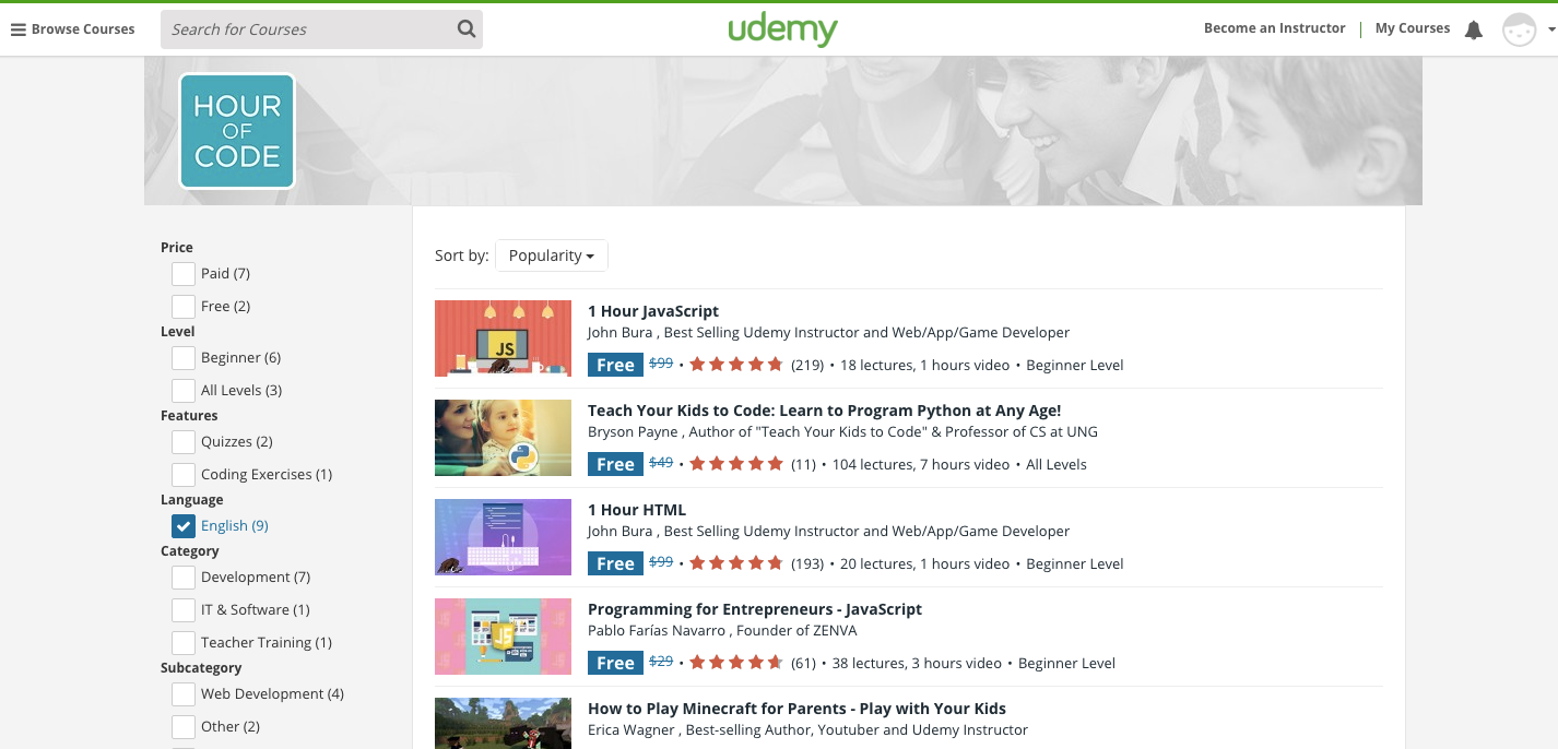 Free Udemy Courses For Hour Of Code About Udemy Free Udemy Courses For Hour Of Code About Udemy